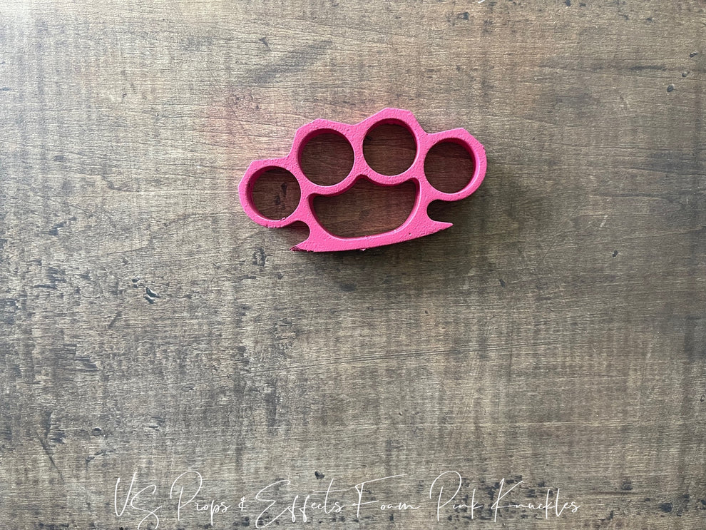 Foam Rubber Pink Knuckles – US Props & Effects
